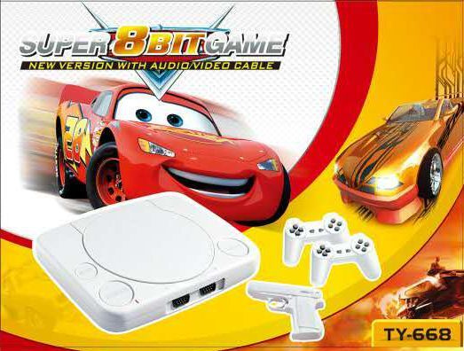 Игровая приставка 8 бит "Машинки" TY668, 9999999 встроенных игр ...