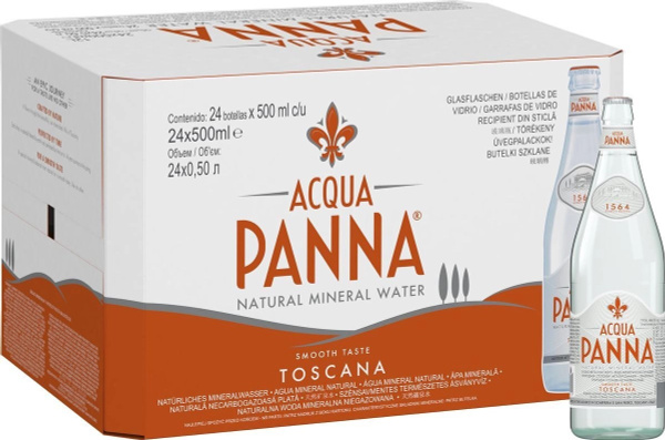Вода минеральная Acqua Panna (Аква Панна) 24 шт. по 0,5 л ...