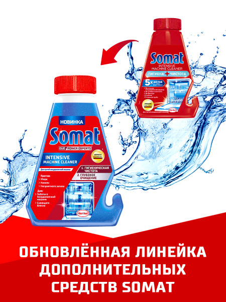 Интенсивный очиститель Somat Intensve Machine Cleaner, для ...