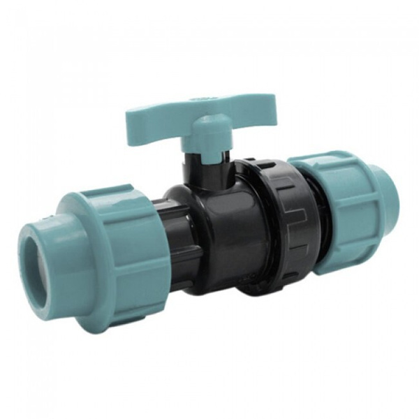 Кран ПНД шаровой компрессионный цанга 20 мм ITAL, 532852 - купить по ...