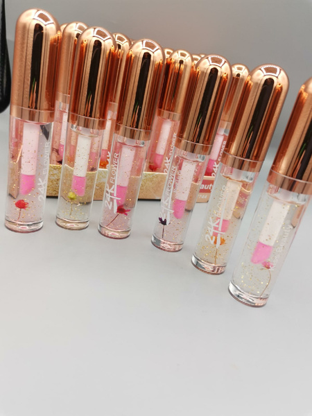 IMAN OF NOBLE Блеск масло для губ 24k Flower-В КОМПЛЕКТЕ 3 БЛЕСКА ...