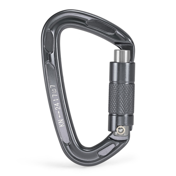 24KN Twist Locking Gate Carabiner Сверхмощный карабин с автоблокировкой ...