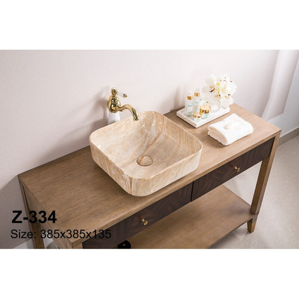 Раковина Zandini Z-334, светло-коричневый купить по доступной цене с доставкой в интернет ...