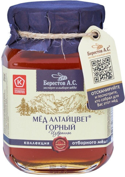 Мед Берестов А.С Алтайцвет горный 500г 3 шт - купить с доставкой по ...