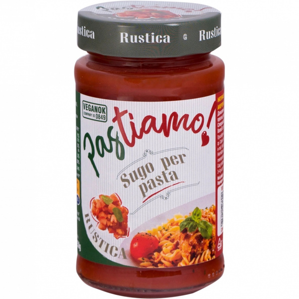 Соус томатный PASTIAMO RUSTICA с кусочками помидоров 250г - купить с ...
