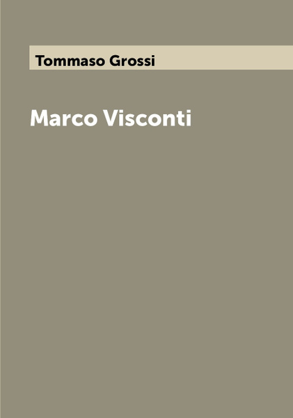 Marco Visconti - купить с доставкой по выгодным ценам в интернет ...