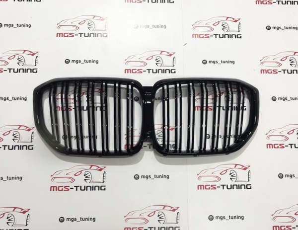 Решётка в стиле BMW X5 M G05 черный глянец - MGS-Tuning арт ...