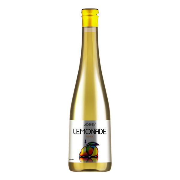 LEMONADE Леденёв / Ledenev лимонный газированная, СТЕКЛО 0.45 л (15 штук), - купить с доставкой ...