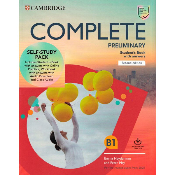 Complete Preliminary Self Study Pack В1 (Student's Book + Answer + Online Pract + Workbook ...