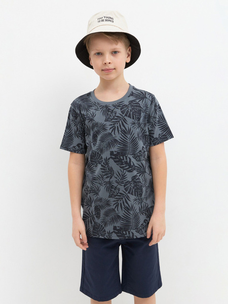 Футболка Acoola, размер 134, цвет серый, темно-серый, хлопок 100% - купить по выгодной цене в ...