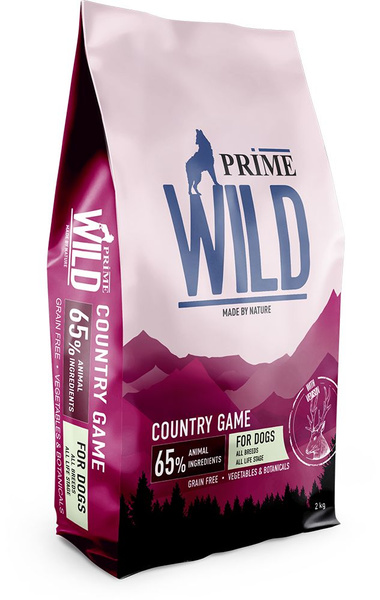 PRIME WILD GF COUNRTY GAME с уткой и олениной 2кг для щенков и собак всех пород - купить с ...