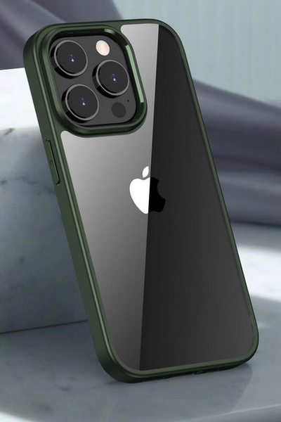 Прозрачный чехол для Apple IPhone 14 Pro / Айфон 14 Про с силиконовым ...