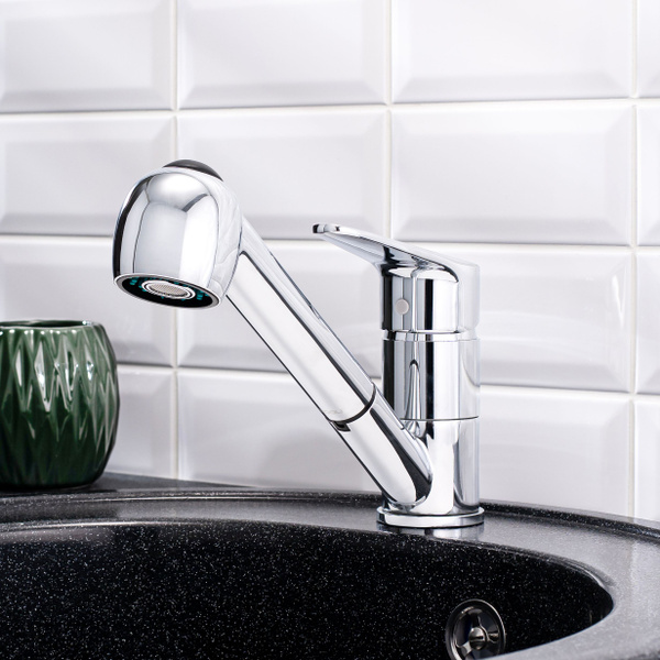 Смеситель BOOU B8282-80 Латунь Аэратор, Гибкая подводка - купить по выгодным ценам в интернет ...