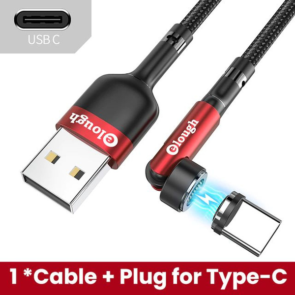 Кабель USB Type-C elough Магнитный кабель с поворотом на 540 градусов ...