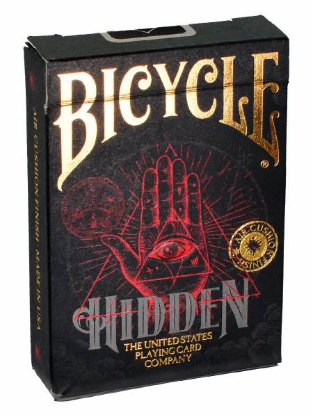 Bicycle Hidden, игральные карты с черной рубашкой - купить с доставкой ...