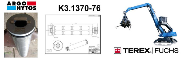Фильтр гидравлический ARGO HYTOS K3.1370-76 - купить по выгодным ценам ...
