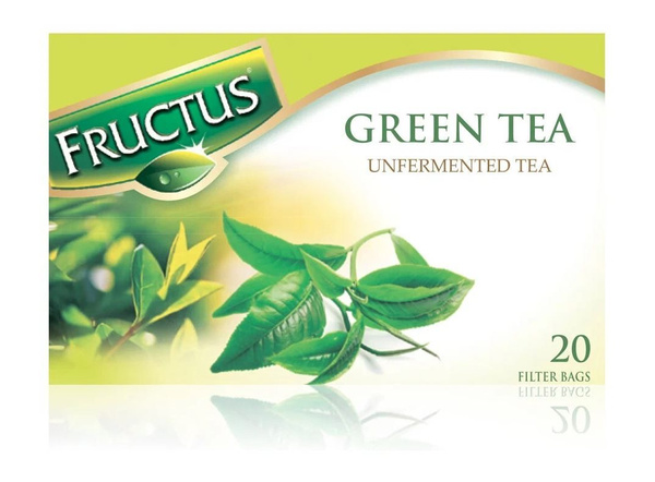 Зеленый чай FRUCTUS, не ферментированный, 20 пак., Сербия купить на OZON по низкой цене (779003833)