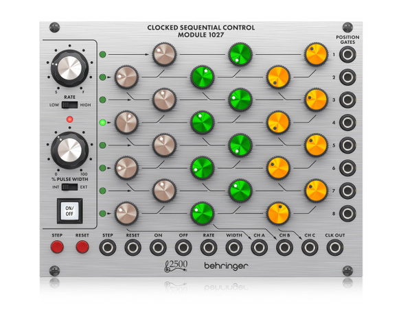 BEHRINGER CLOCKED SEQUENTIAL CONTROL MODULE 1027 8-позиционный модуль ...