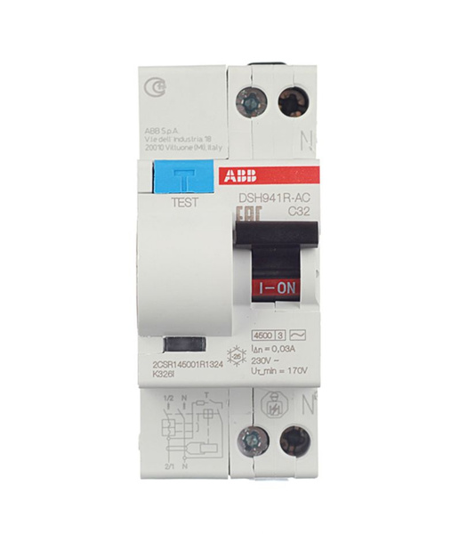 Дифференциальный автомат ABB 2P 32А 30мА, AC купить по низкой цене в ...