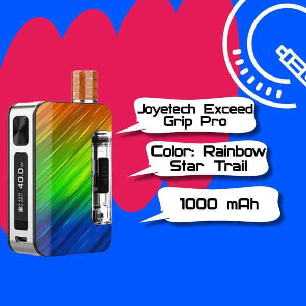 Набор Joyetech Exceed Grip Pro Pod Kit, 1000 мАч, 40 Вт, Rainbow Star ...