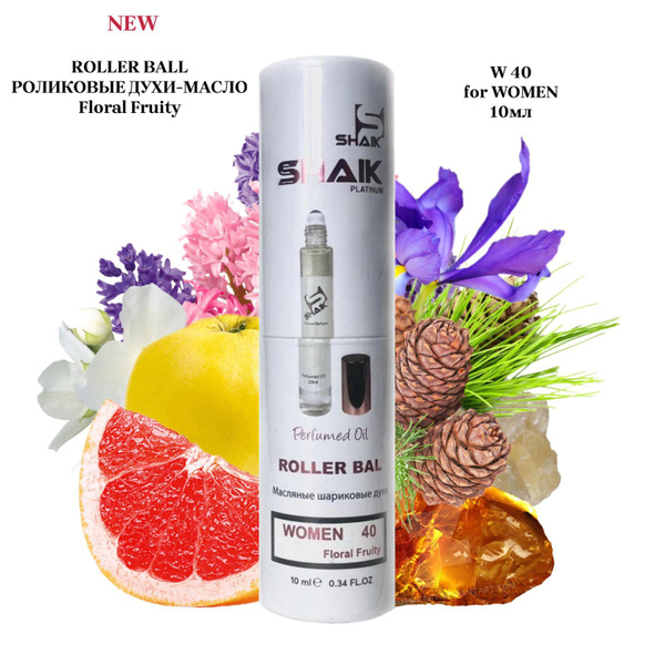 SHAIK PLATINUM 40 Floral Fruity ROLLER BALL Масляные Роликовые Духи ...
