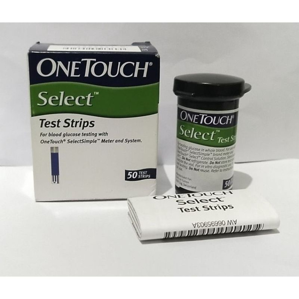 Тест-полоски OneTouch / One Touch Select Simple 50 штук срок годности ...