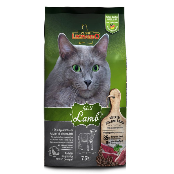 Leonardo Lamb & Rice 7,5 кг., сухой корм Леонардо Эдалт Ягнёнок для ...