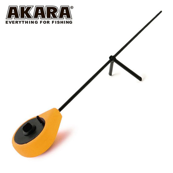 Удочка зимняя / Akara Legato / Желтый / 23 см / Балалайка Акара для ...