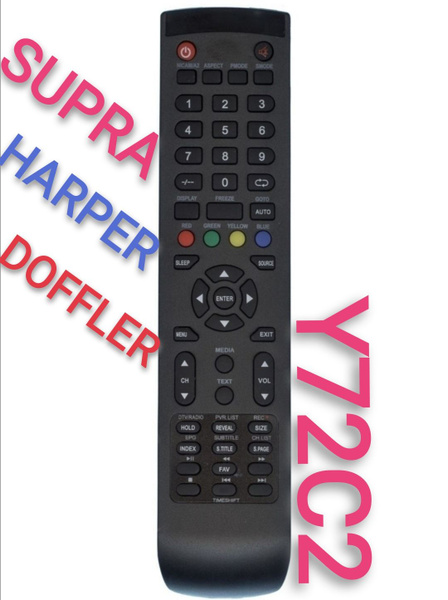 Пульт ДУ HUAYU Пульт Y-72C2 для телевизоров марок SUPRA /супра, HARPER /ХАРПЕР, DOFFLER /дофлер ...