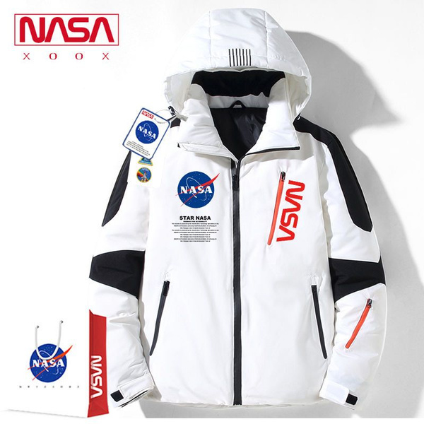 Пальто пуховое NASA ESS Hooded Down Jacket - купить с доставкой по ...