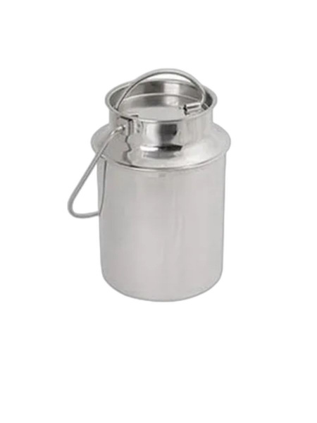 Бидон металлический пищевой из нержавеющей стали, с плотной крышкой, 4 ...
