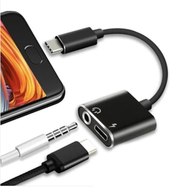Кабель переходник для смартфона TYPE-C на mini jack 3.5 (выход тайп си ...