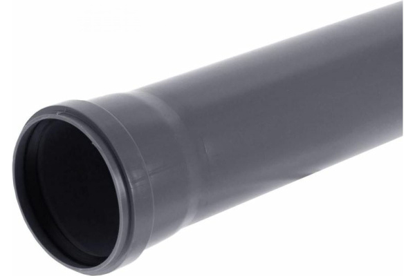 Труба канализационная 50 х 1.8 х 750 мм код 115075 Политэк (7шт.в упак ...