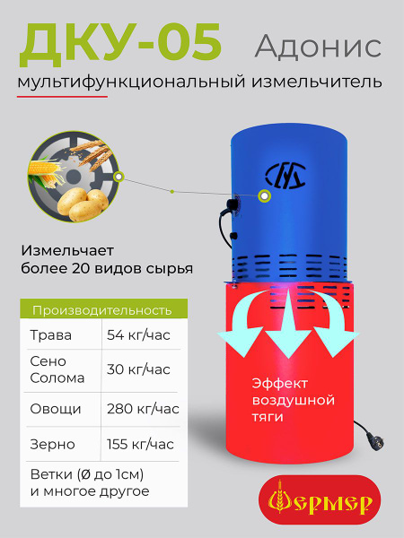 Кормоцех домашний универсальный Фермер ДКУ-05 "Адонис" - купить с ...