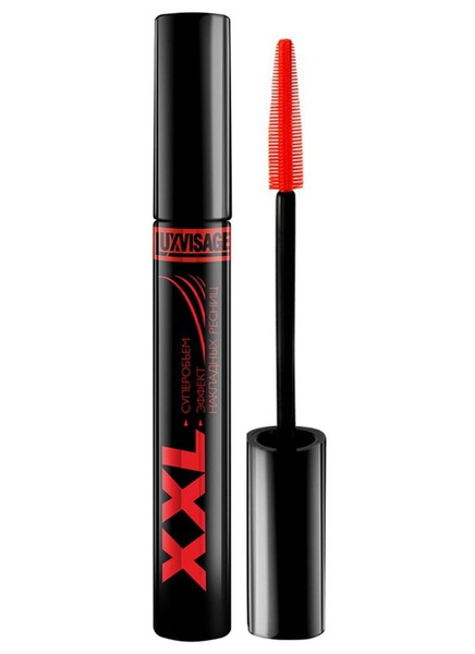 Тушь для ресниц черная XXL Luxvisage, длина изгиб объем, тушь ...