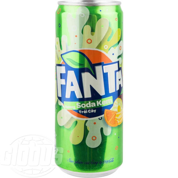 Напиток Fanta Green Cream Soda газированный, 320 мл - купить с ...