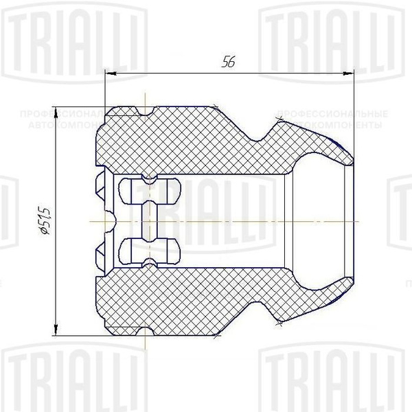 Буфер (отбойник) хода сжатия передней стойки для автомобиля Hyundai ...