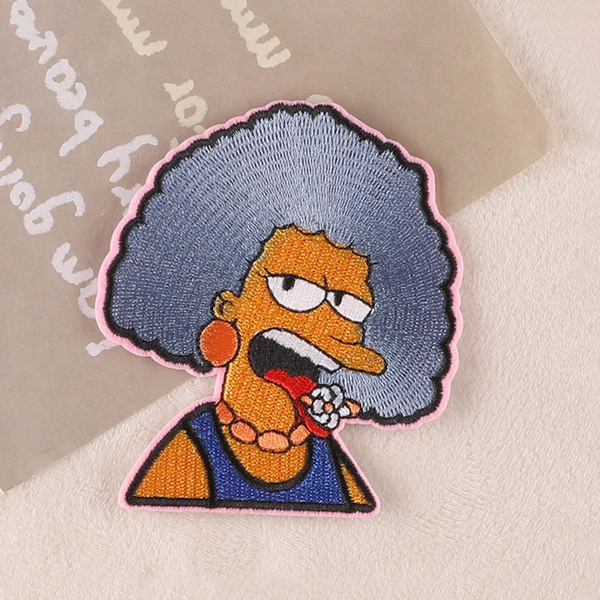Нашивка The Simpsons Selma Bouvier 90x80 мм, Заплатка на одежду ...