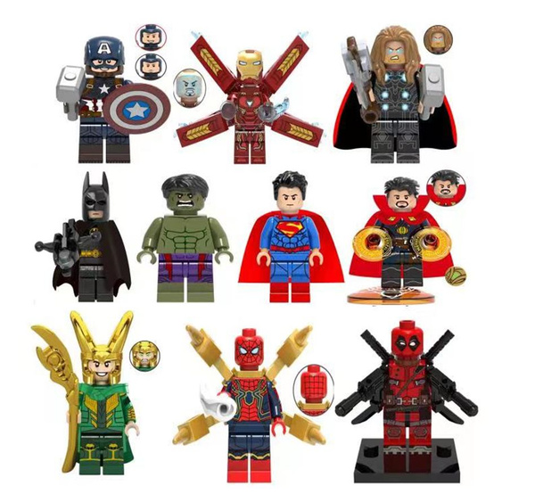 Набор минифигурок Мстители Марвел Лига Справедливости / Marvel Avengers ...