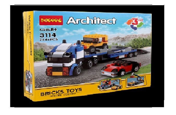 Конструктор DECOOL 3114 Транспортировщик автомобилей 3-в-1 купить на OZON по низкой цене (859291448)