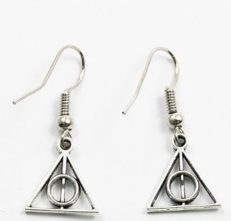 Серьги Дары Смерти из фильма Гарри Поттер Harry Potter Подарок 8 марта ...