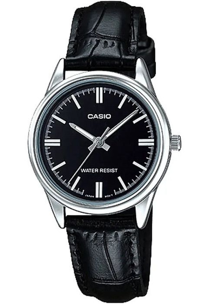 Кварцевые женские наручные часы Casio Collection Ltp V005l 1a на кожаном ремешке купить с