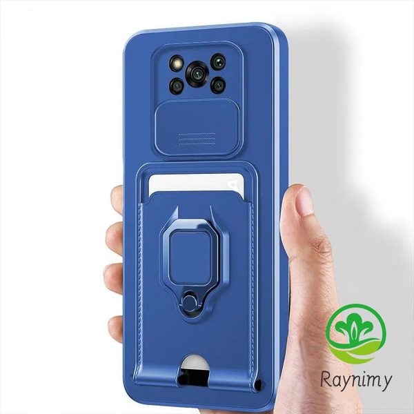 Poco x3 Pro / Nfc чехол противоударный прозрачный, защитный с защитой ...