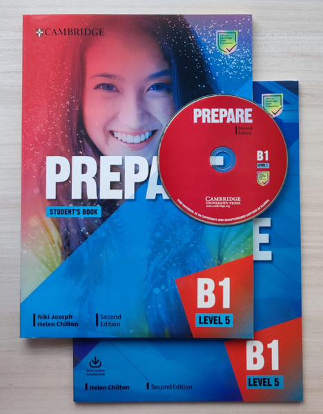 Prepare B 1 level 5+CD/Code КОМПЛЕКТ (учебник, рабочая тетрадь, диск/код) - купить с доставкой ...