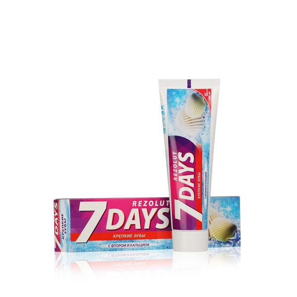 Зубная паста 7 days " Крепкие зубы " 100мл - купить с доставкой по ...
