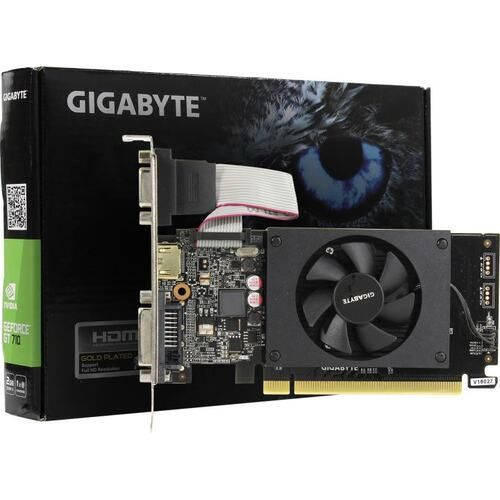 Видеокарта Gigabyte GeForce GT 710, 2 ГБ DDR3, DDR3 - купить по низким ...