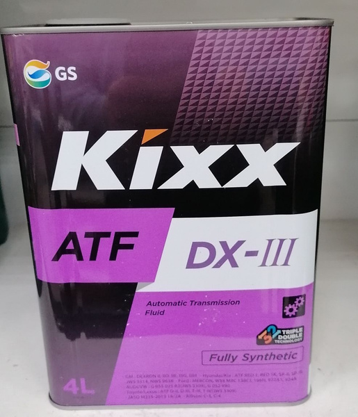 Трансмиссионное масло KIXX ATF DX-III - купить по выгодной цене в ...