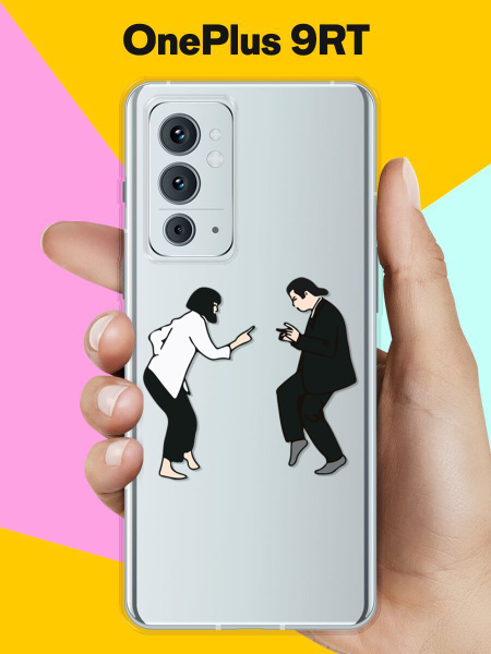 Силиконовый чехол на OnePlus 9RT Миа и Винсент / для ВанПлас 9 РТ ...
