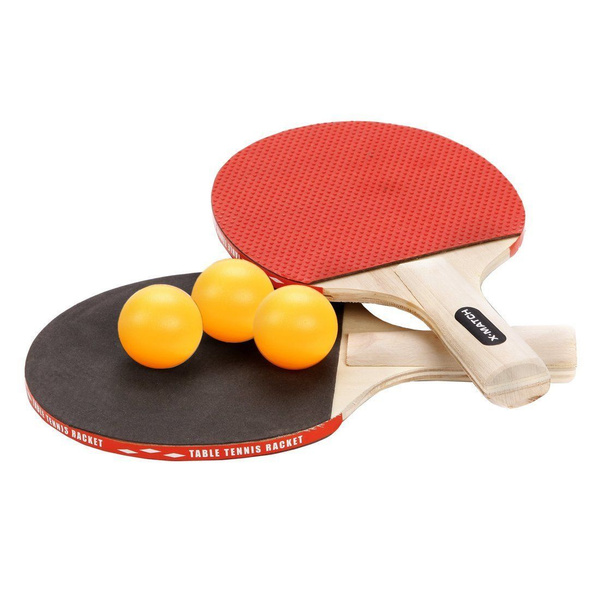 Ракетки для пинг понга в чехле. 3 мячика в комплекте. BOSAITE - купить ...