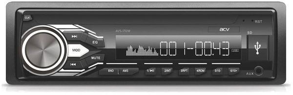 Магнитола ACV AVS-1712W, черный1 DIN - купить в интернет-магазине OZON с доставкой по России ...